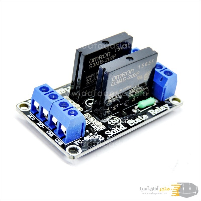مرحل بقناتين 5V High Level Trigger SSR Relay